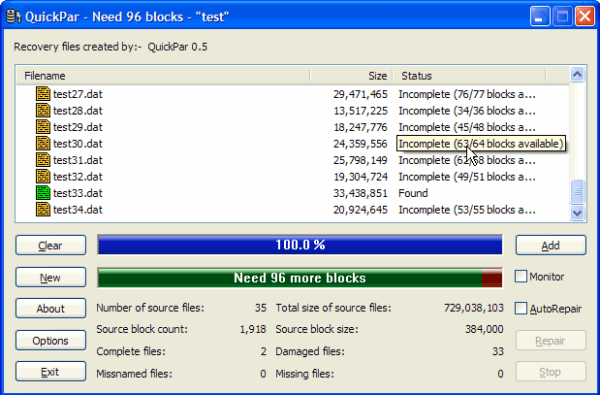 How to use QuickPar | Recovering Missing Data Blocks in 2025